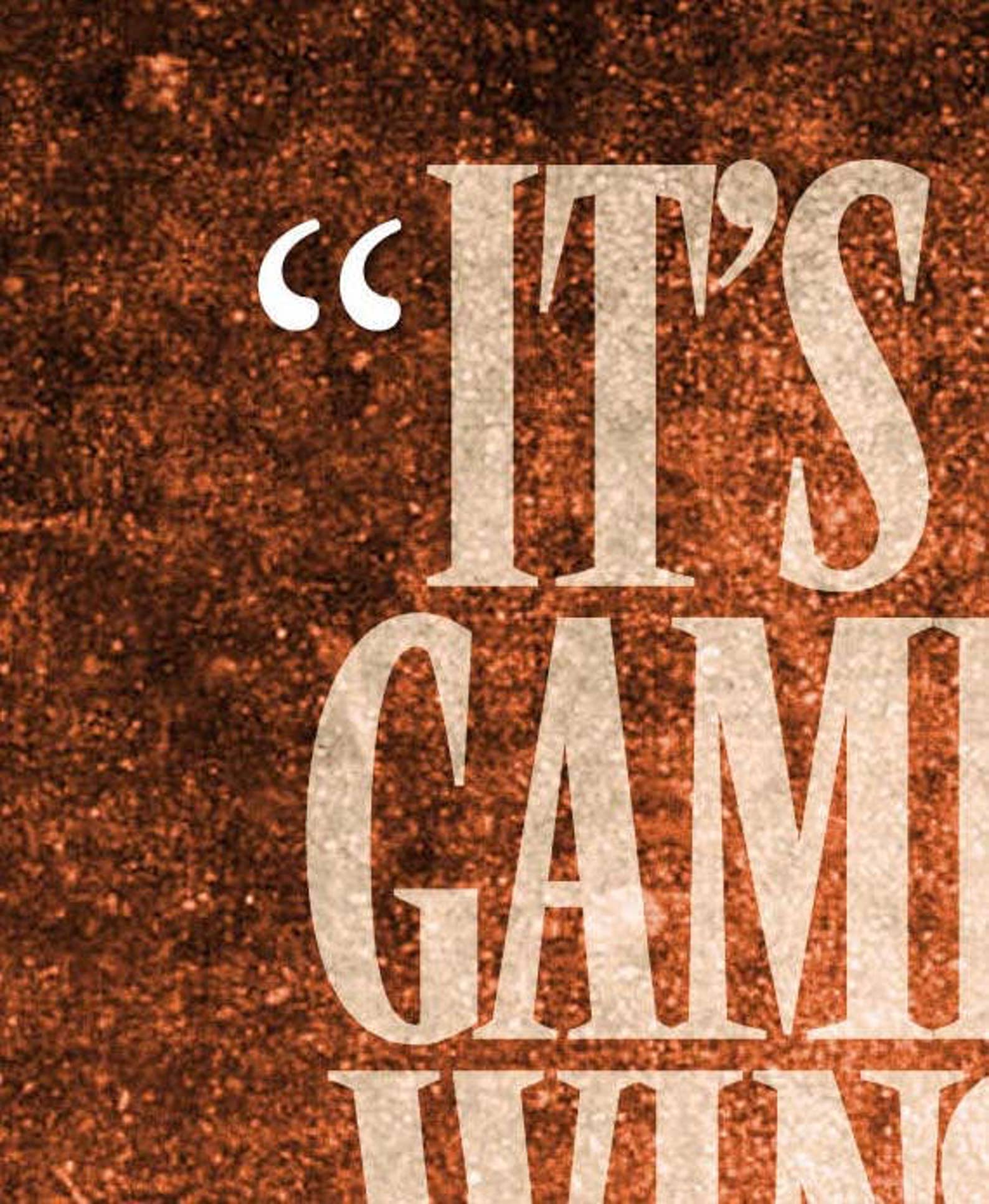 WALL STREET zero Sum Quote Poster | Etsy