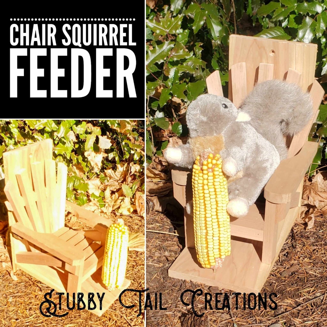 Squirrel Chair Feeder **new Style Feeder** - Etsy