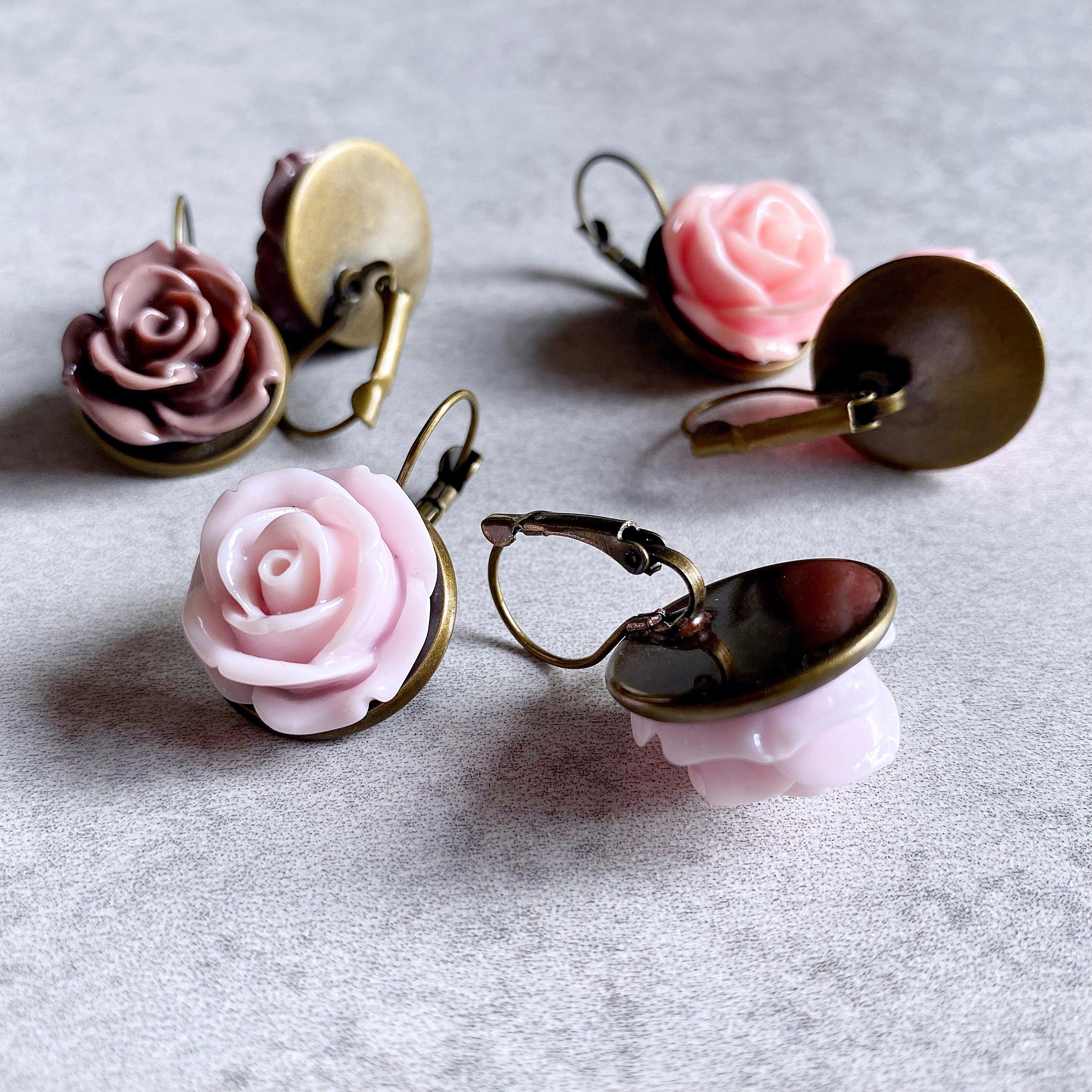 Rosewood Pink Blush Pink Millennial Pink // Large Rose - Etsy