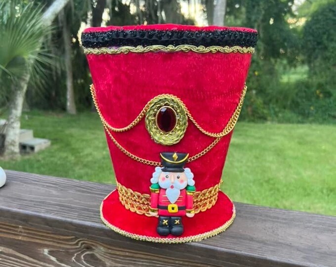 Nutcracker Top Hat Tree Topper Christmas Tree Topper - Etsy