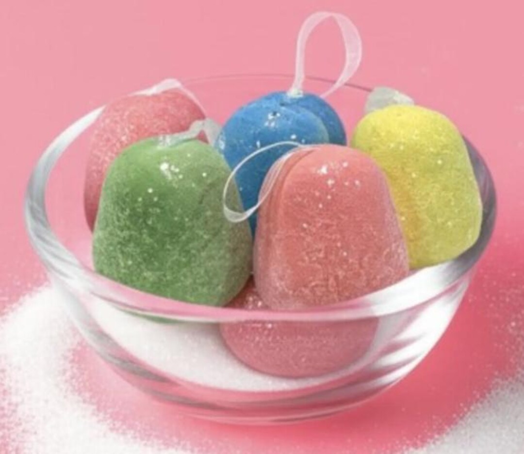 Gumdrop Glitter Pastel Color Home Christmas Tree Candy Ornaments Pack ...