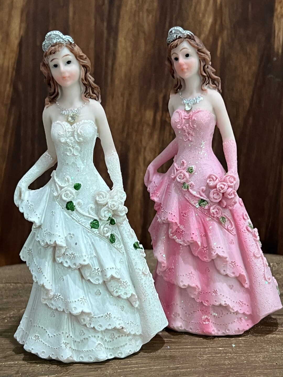 Sweet 16/quinceañera Cake Topper Girl Figure Choose Pink, or White 5.25 ...