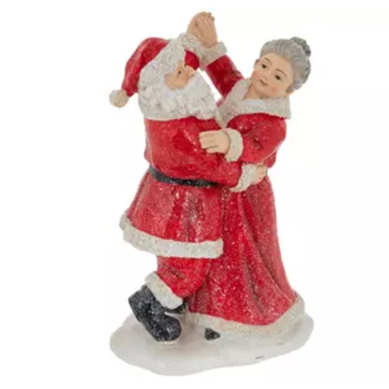 Santa and Mrs Claus Figurines - Etsy
