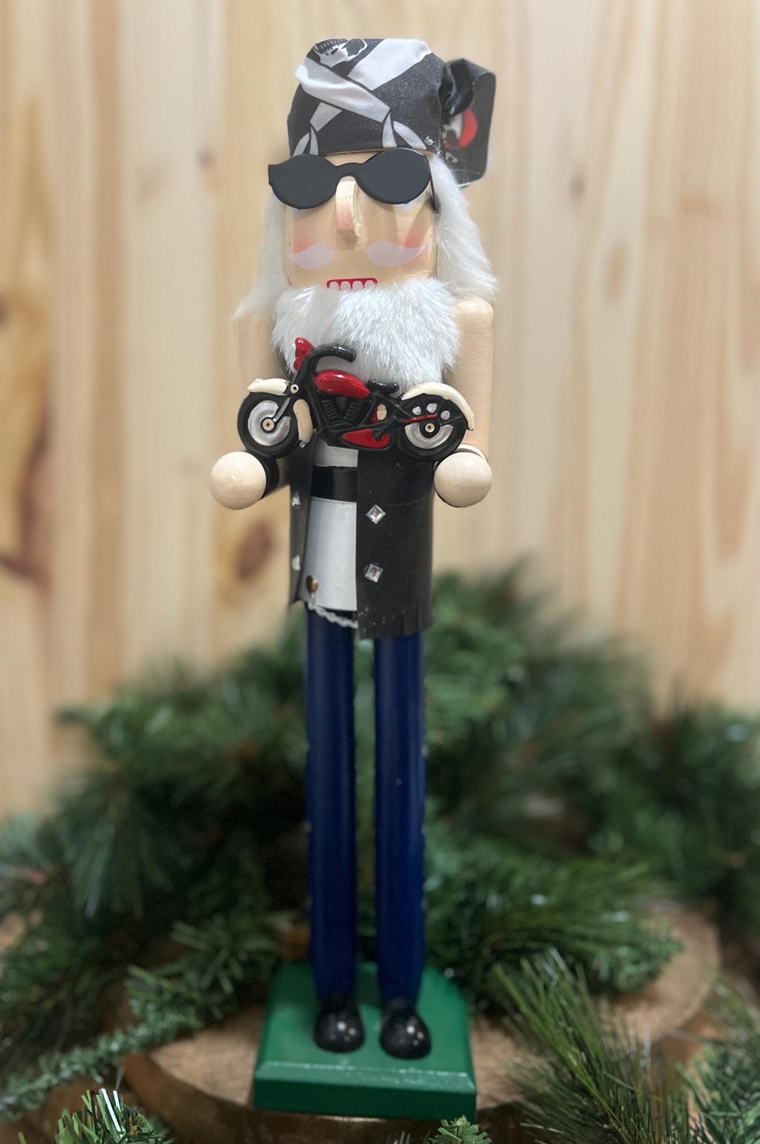 20 Motorcycle Rider Nutcracker Christmas Gift Nutcrackers - Etsy
