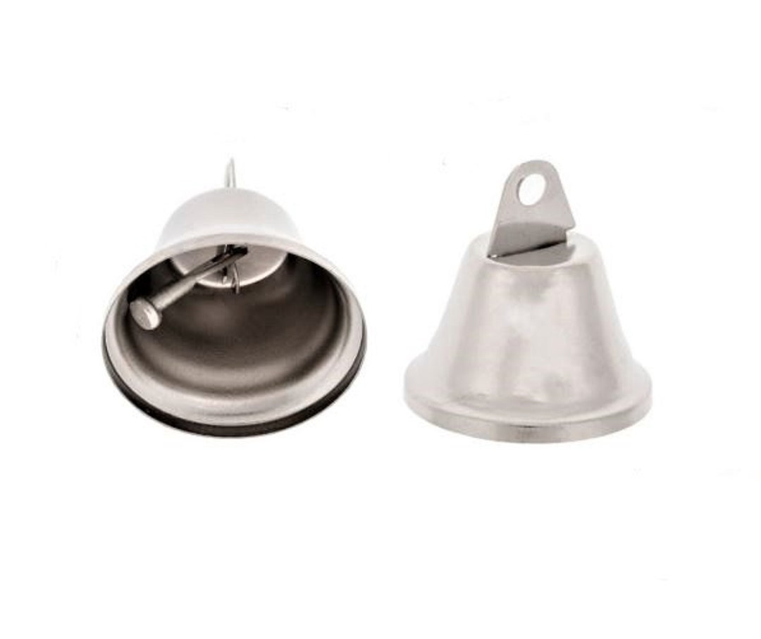 24 Silver or White Kissing Bells Wedding Reception Items Bells - Etsy