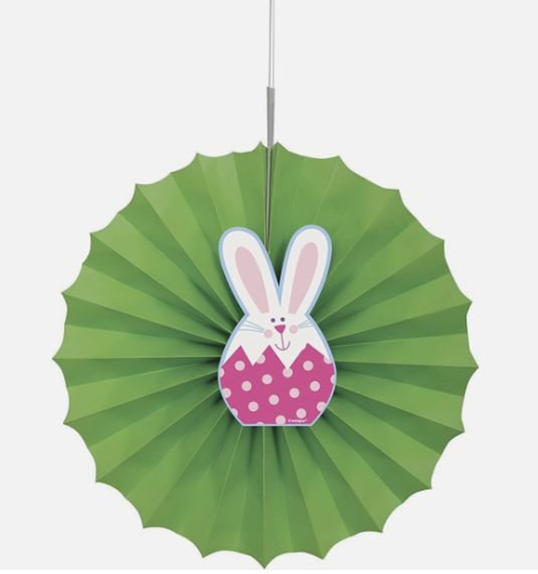 Unique Easter Bunny 12 Inch Paper Fan Decoration Holiday Party Supplies ...