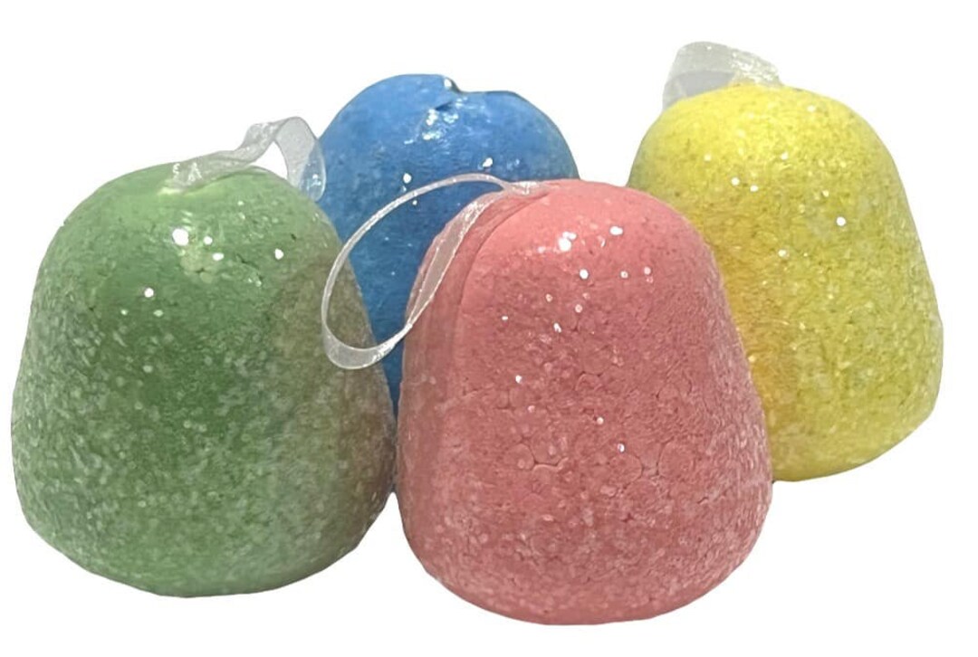Gumdrop Glitter Pastel Color Home Christmas Tree Candy Ornaments Pack ...