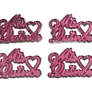 24pc Sweet 15 Mis Quince Quinceanera Charms Embellishment Number for ...