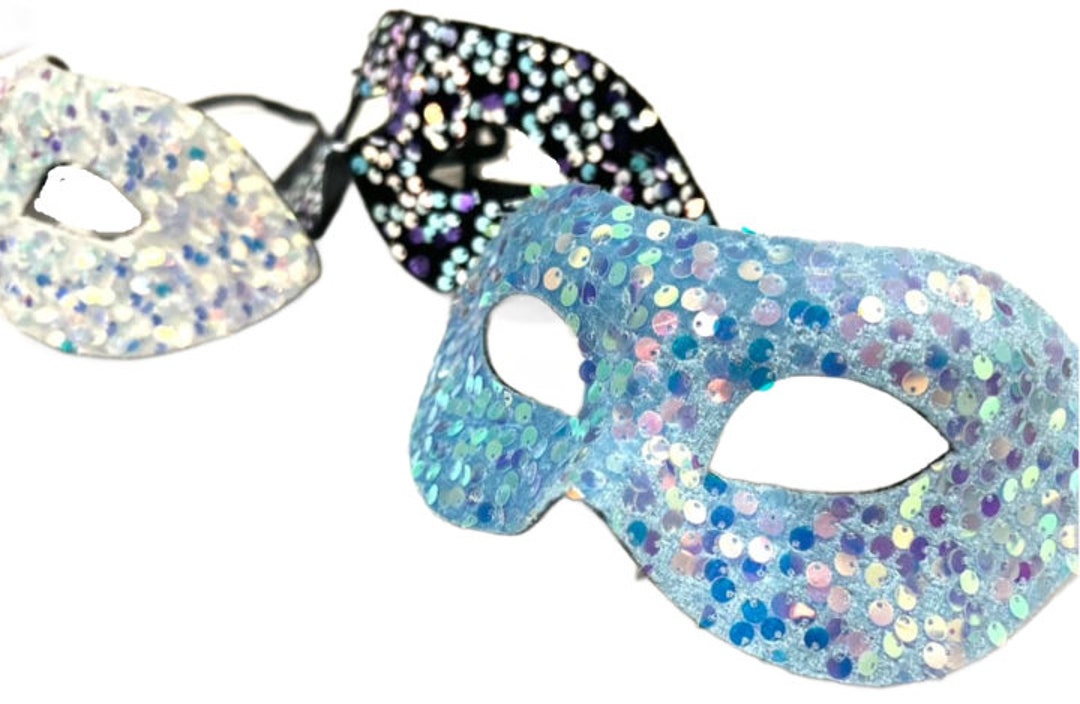 Masquerade All Occasion New Year’s Sequin Party Eye Mask Prom ...