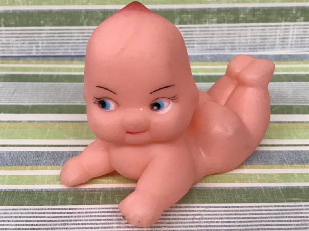 Baby Cupid Rubber Doll Favor Baby Shower Cake Decoration - Etsy