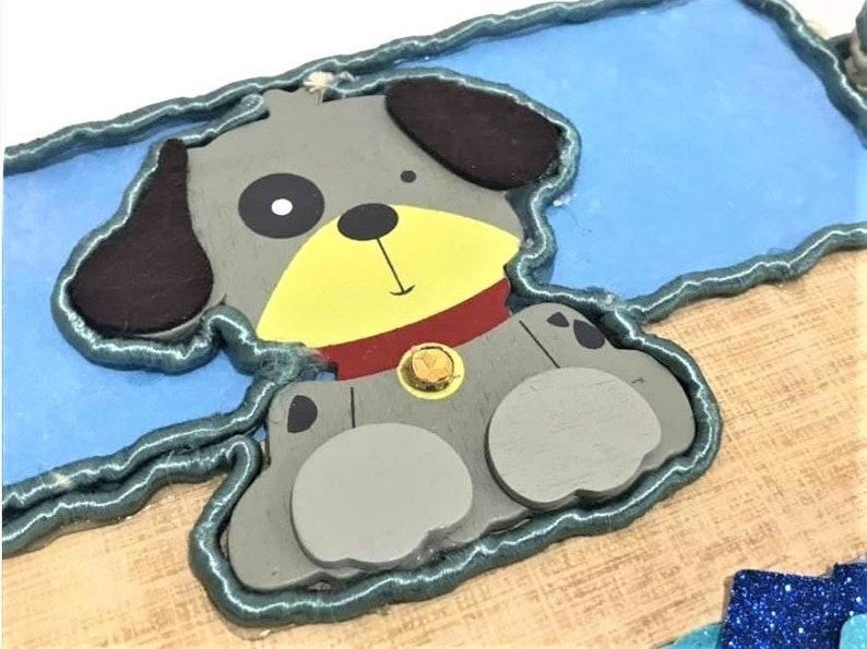 Puppy Dog Birthday Party Beach Theme Signature Guest Book - Etsy