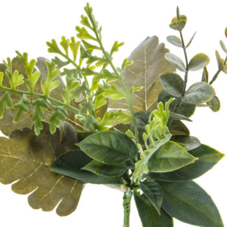 Frosted Mixed Greenery Pick Great for Centerpieces Holiday or - Etsy