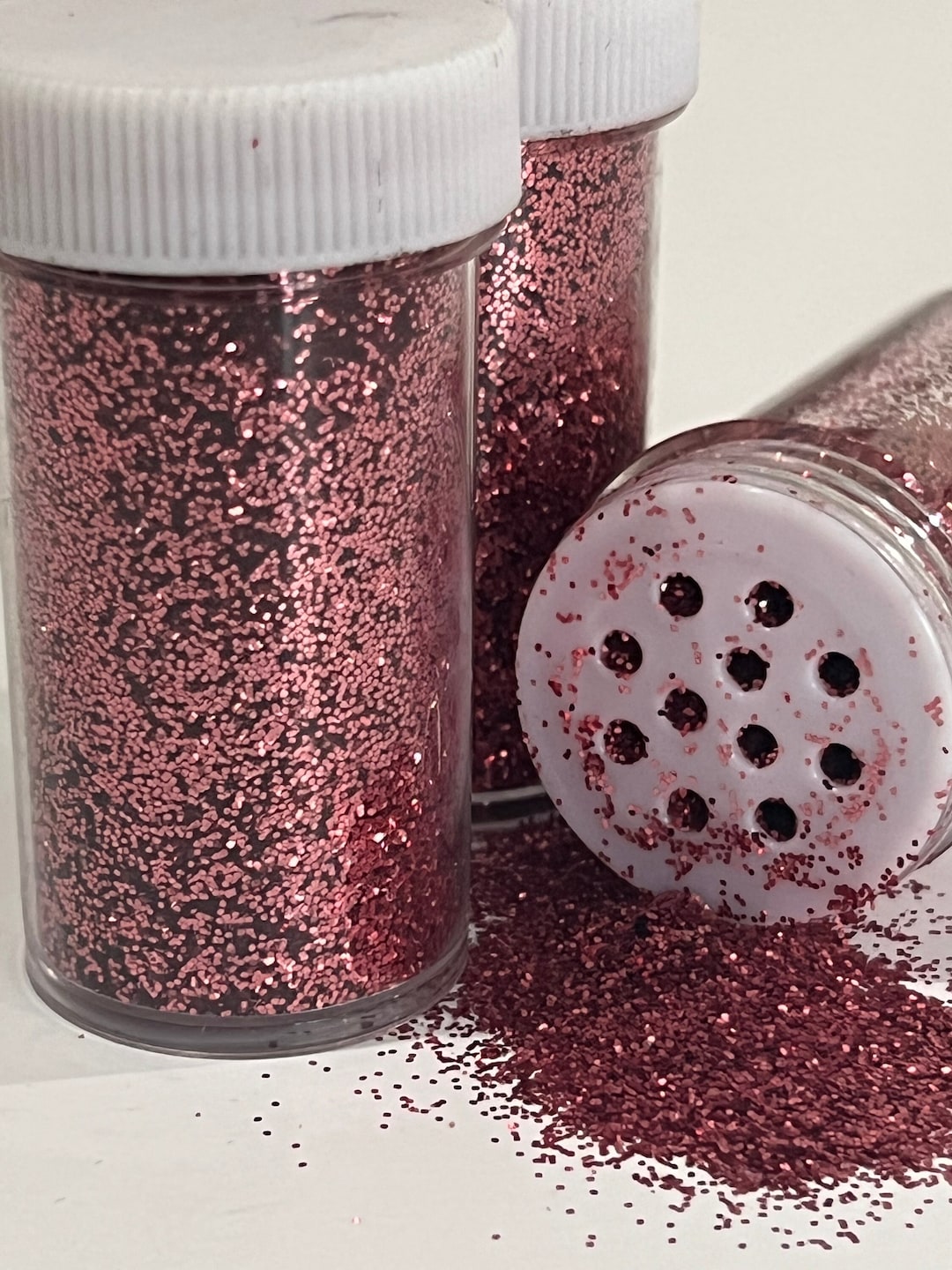 4 Bottles Elevate Your Crafts: Rose Gold Craft Glitter (23g) - Etsy