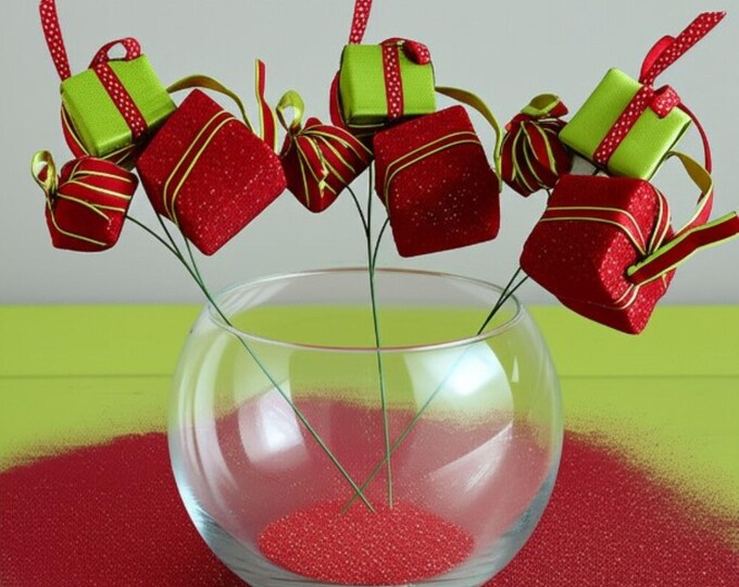 Grinch Centerpiece-grinch Arrangement ~ Lime Green and Red Whimsical ...