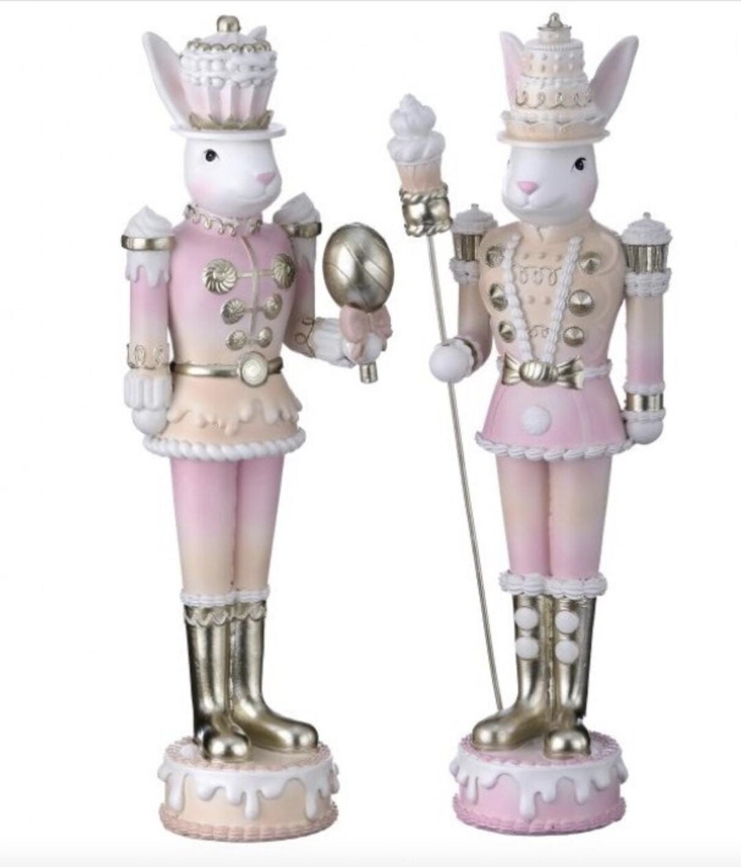 12" Resin Candy Soldier Bunny Rabbit Easter Spring Home Decor Gift - Etsy