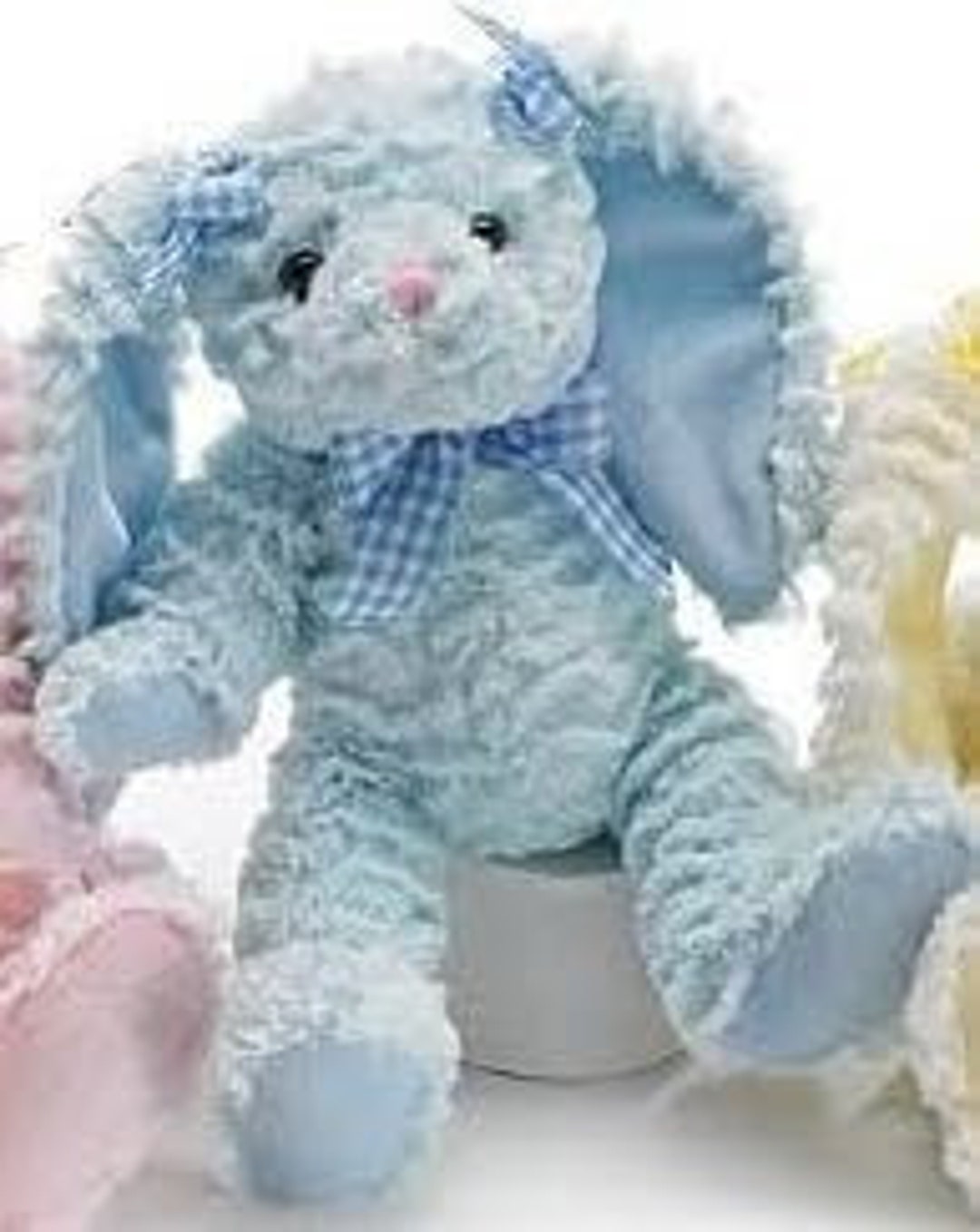 Baby Blue Plush Bunny Rabbit - Etsy