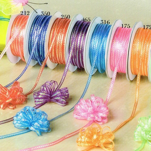 1/8 50 Yards Organza Iridescent Center With String Pull - Etsy