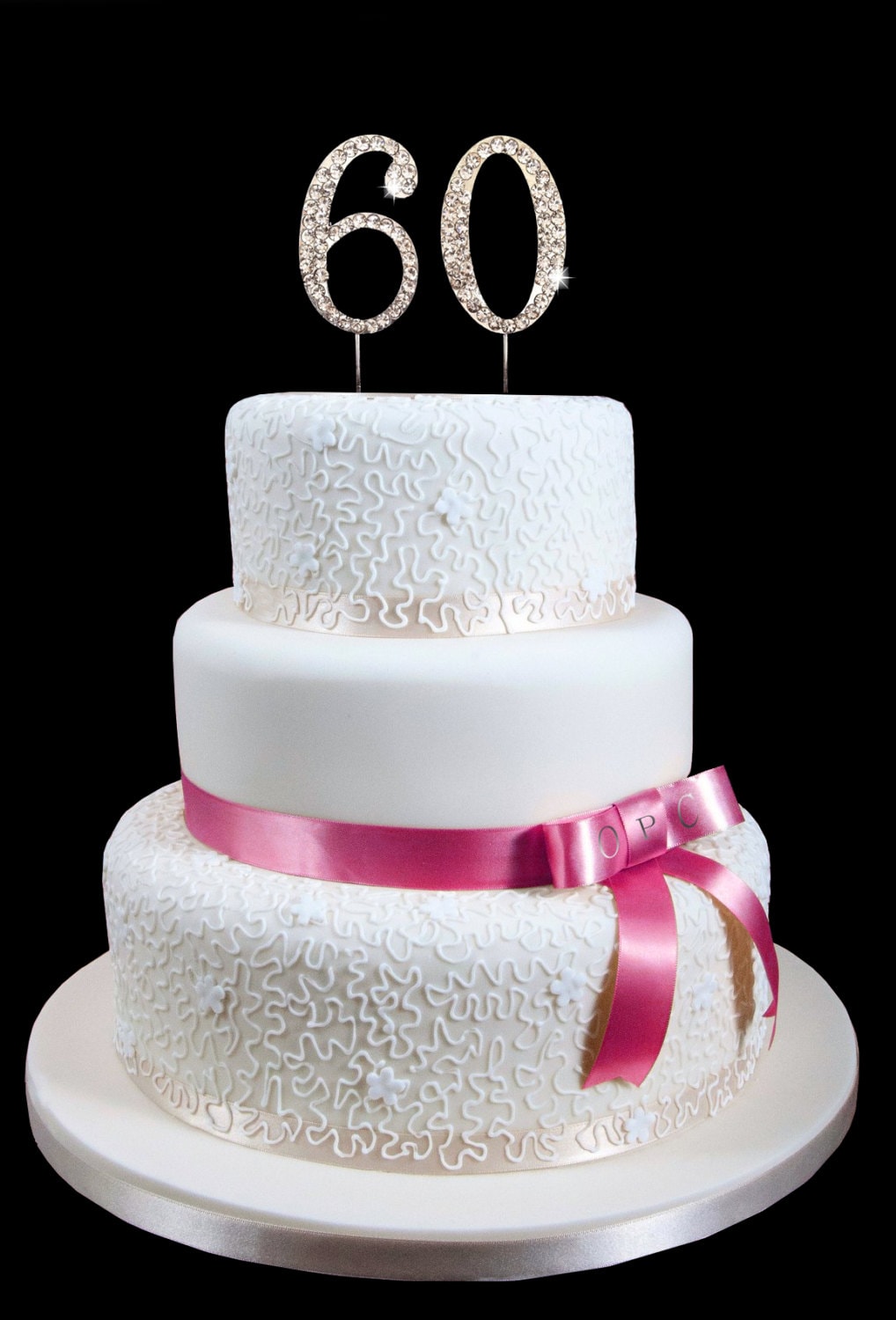 Gold or Silver 60th Birthday or Anniversary Rhinestone Number - Etsy