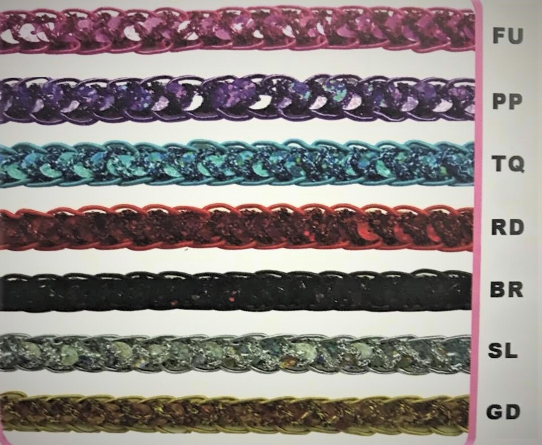 25 Yd Roll Sequence Trim Trimming for Crafts and All Your Decorative ...