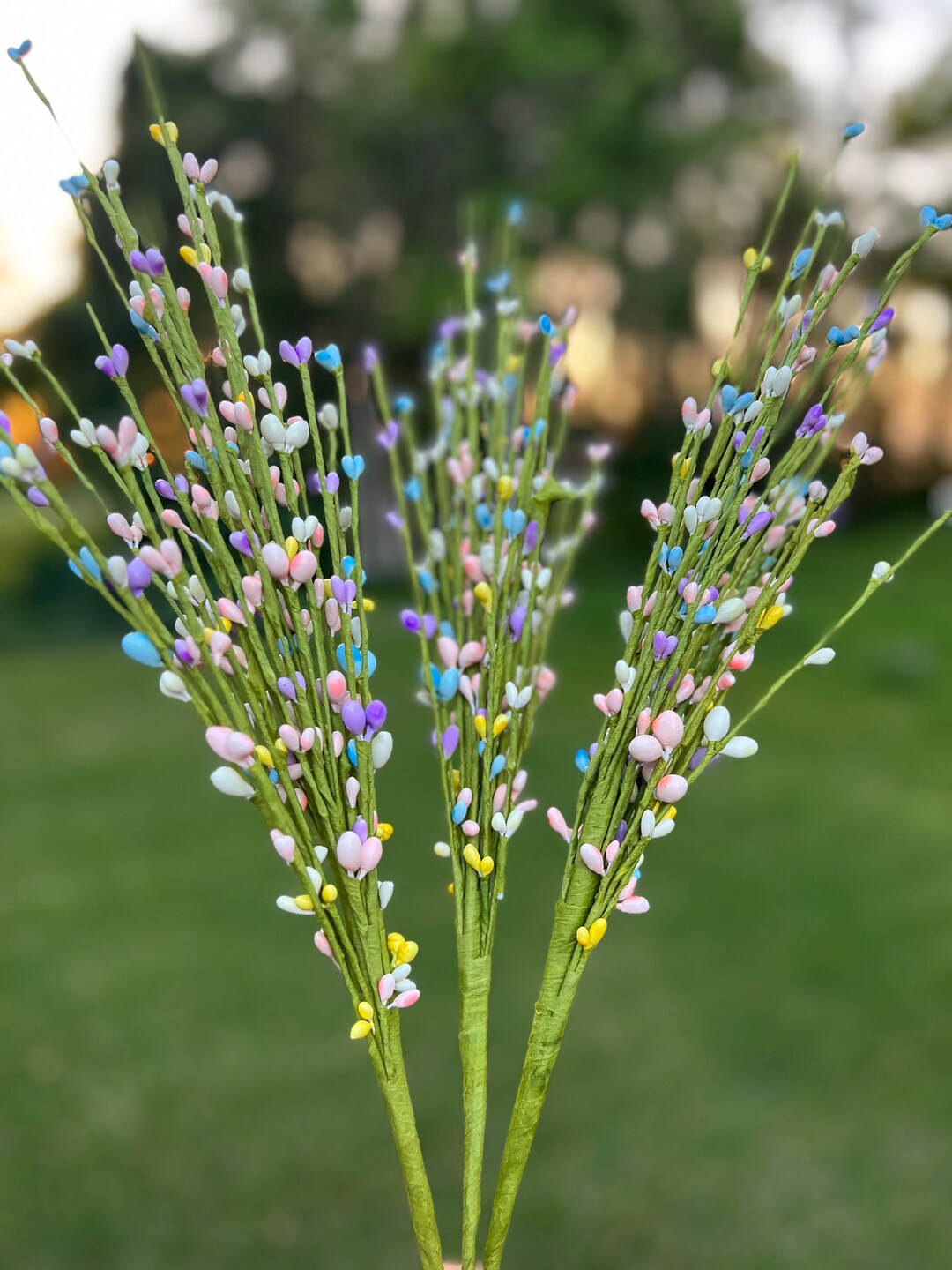 Pastel Berry Pick, Spring Summer Picks and Sprays, Picks for Wreaths ...