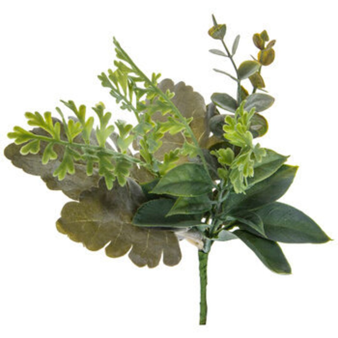 Frosted Mixed Greenery Pick Great for Centerpieces Holiday or - Etsy