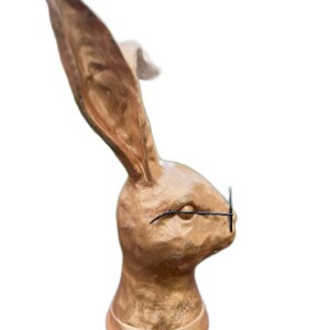10 3/4" H Gold Distressed Easter Rabbit With Glasses Bunny Bust - Etsy
