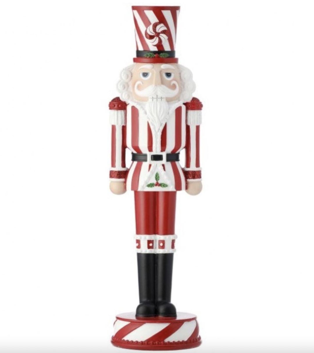 13" Candy Nutcracker With Staff, Resin Nutcracker, Christmas Home Decor ...