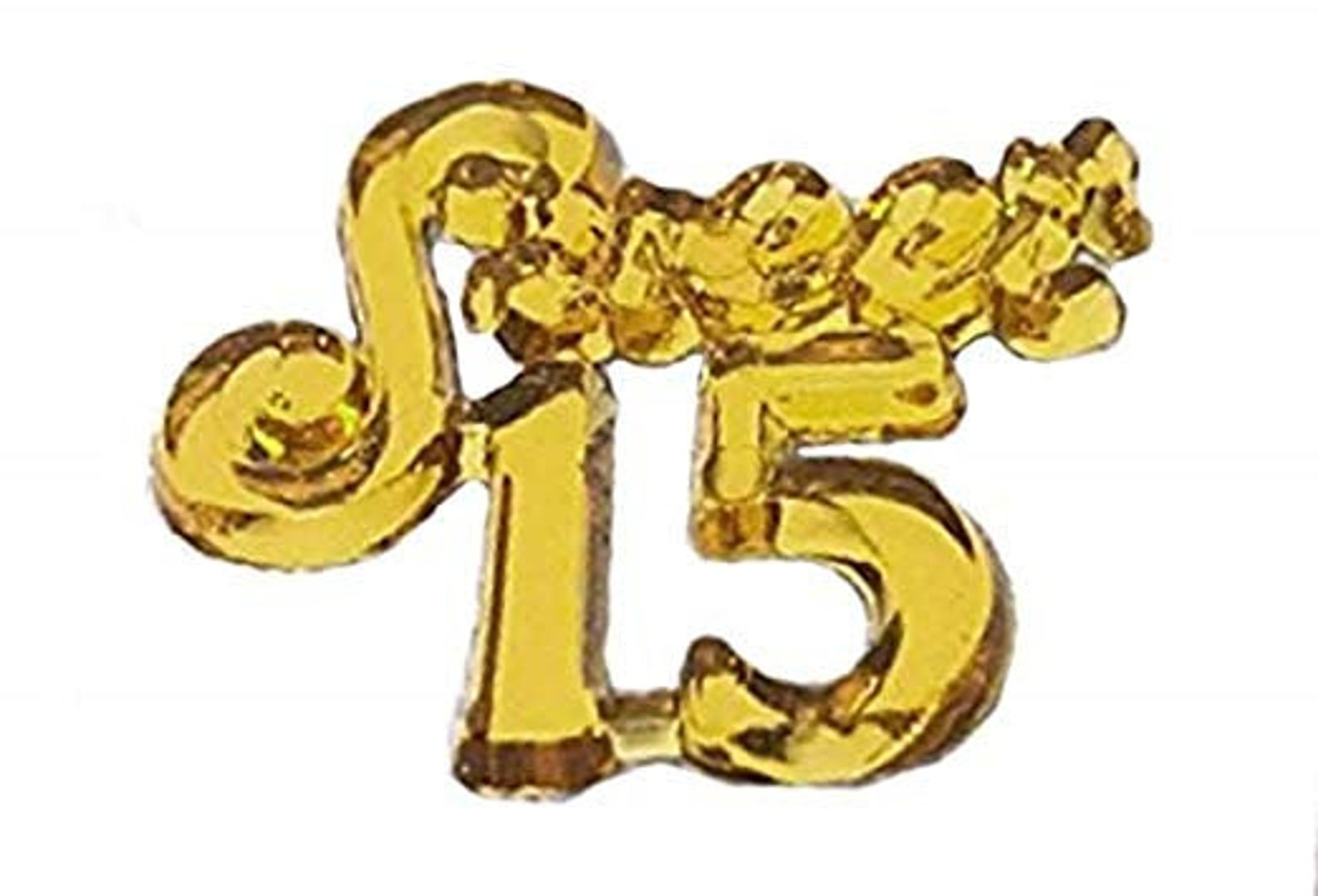 24pc Sweet 15 Mis Quince Quinceanera Charms Embellishment Number for ...