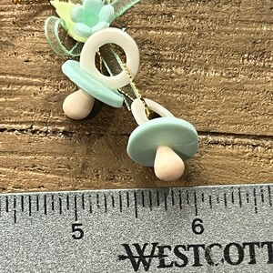6 Baby Shower Cold Porcelain Mini Baby Pacifier Favor, Baby Girl, Boy ...