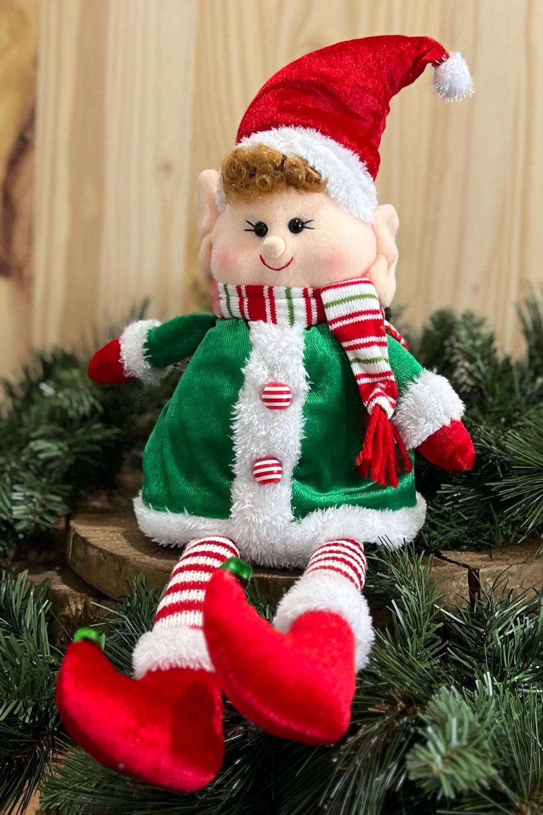 Adorable Elf Plush Shelf Sitter Christmas Home Decoration Gift - Etsy