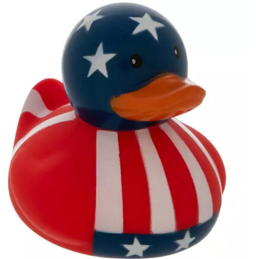 Stars and Stripes Rubber Duck Independence Day Ducky - 4th of July ...