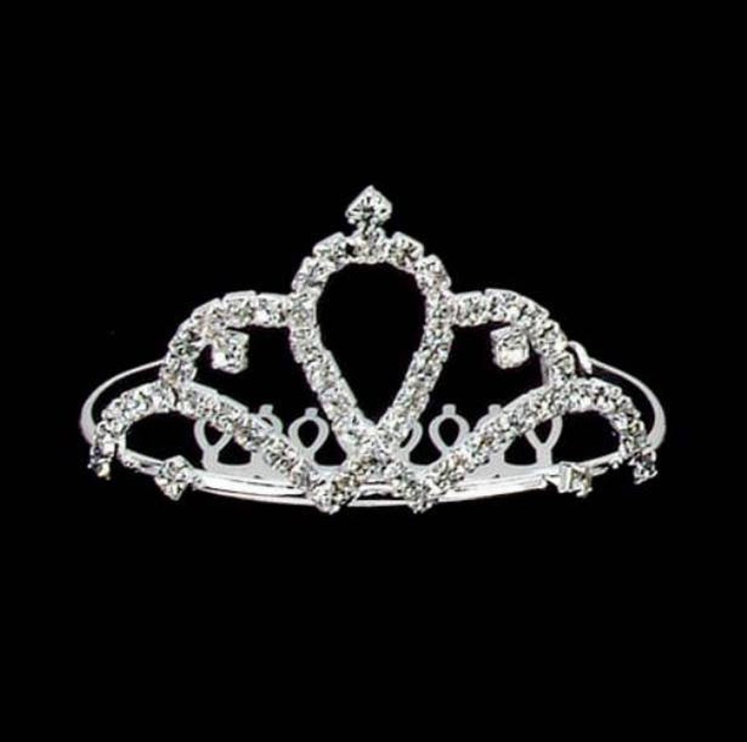 Birthday Princess Tiara Silver Crown Party Princess Tiara - Etsy