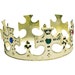 GOLD or SILVER Jeweled Plastic Crown Centerpiece 10 Inch - Etsy