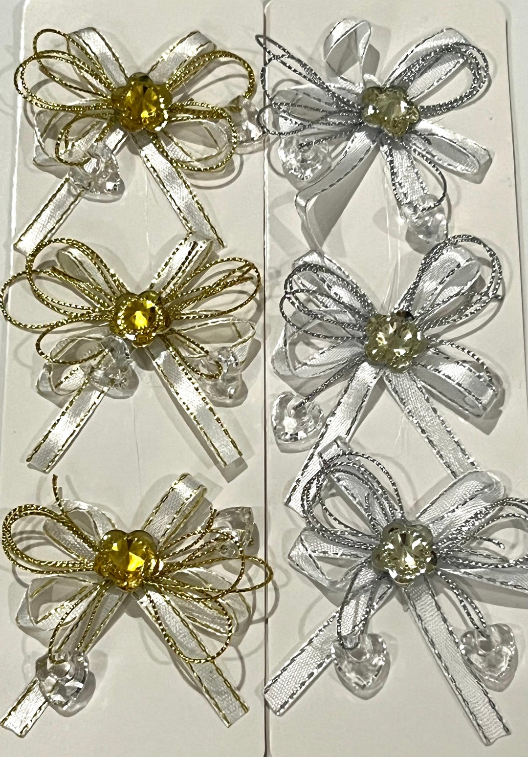 Favor Ties Prepared Ribbon With Flower Pre Done Decoration for ...