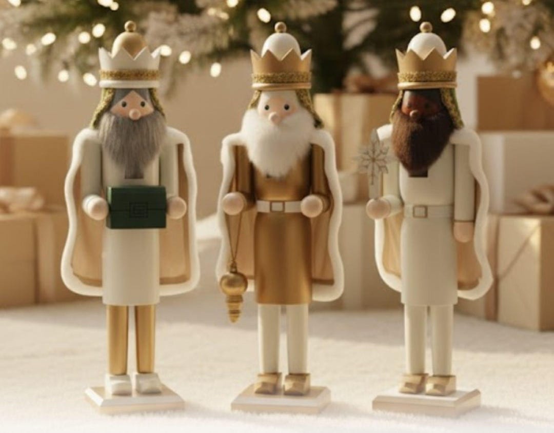 Wise Man Nutcracker Figurine Christmas Holiday Decoration Gift Choose ...