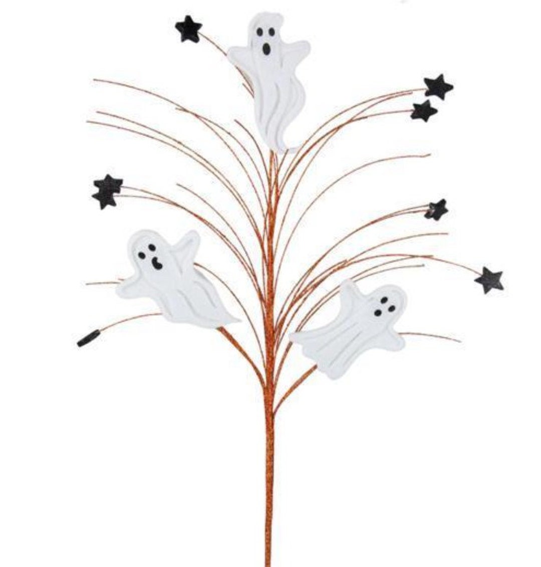 30 Glitter Ghost Mini Star Pick Spooky and Festive Halloween Decor - Etsy