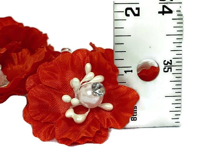 Bunches Craft Flower Stems Weddings Bridal Shower Favor Cake Decoration ...