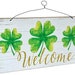 Welcome Clover St. Patrick's Day Wood Wall Decoration Home Decor - Etsy