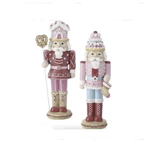 2 Pc Set Sweets Nutcracker Figurines Christmas Decorations Holiday Gift ...