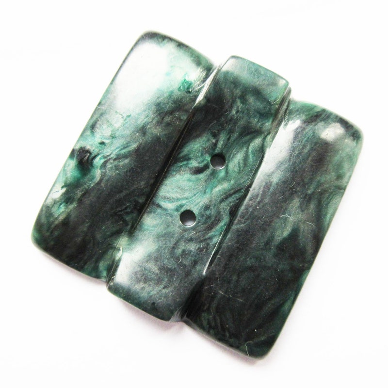 Art Deco Green Button - Etsy UK