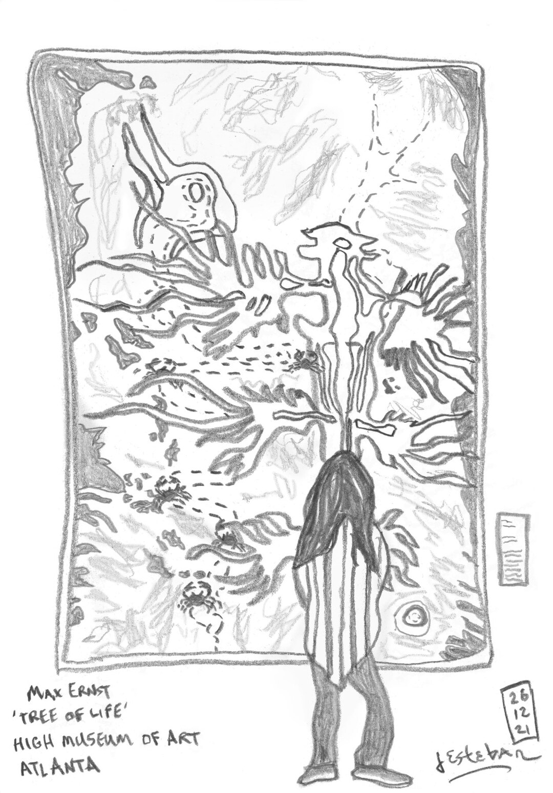 Max Ernst 'tree of Life' Print – High Museum Atlanta, Fine Art Paper ...