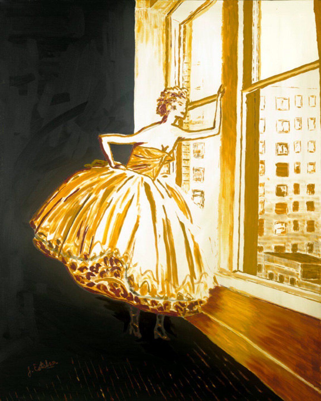 Manhattan Bride - 11 In. X 14 In. Signed Print - Etsy