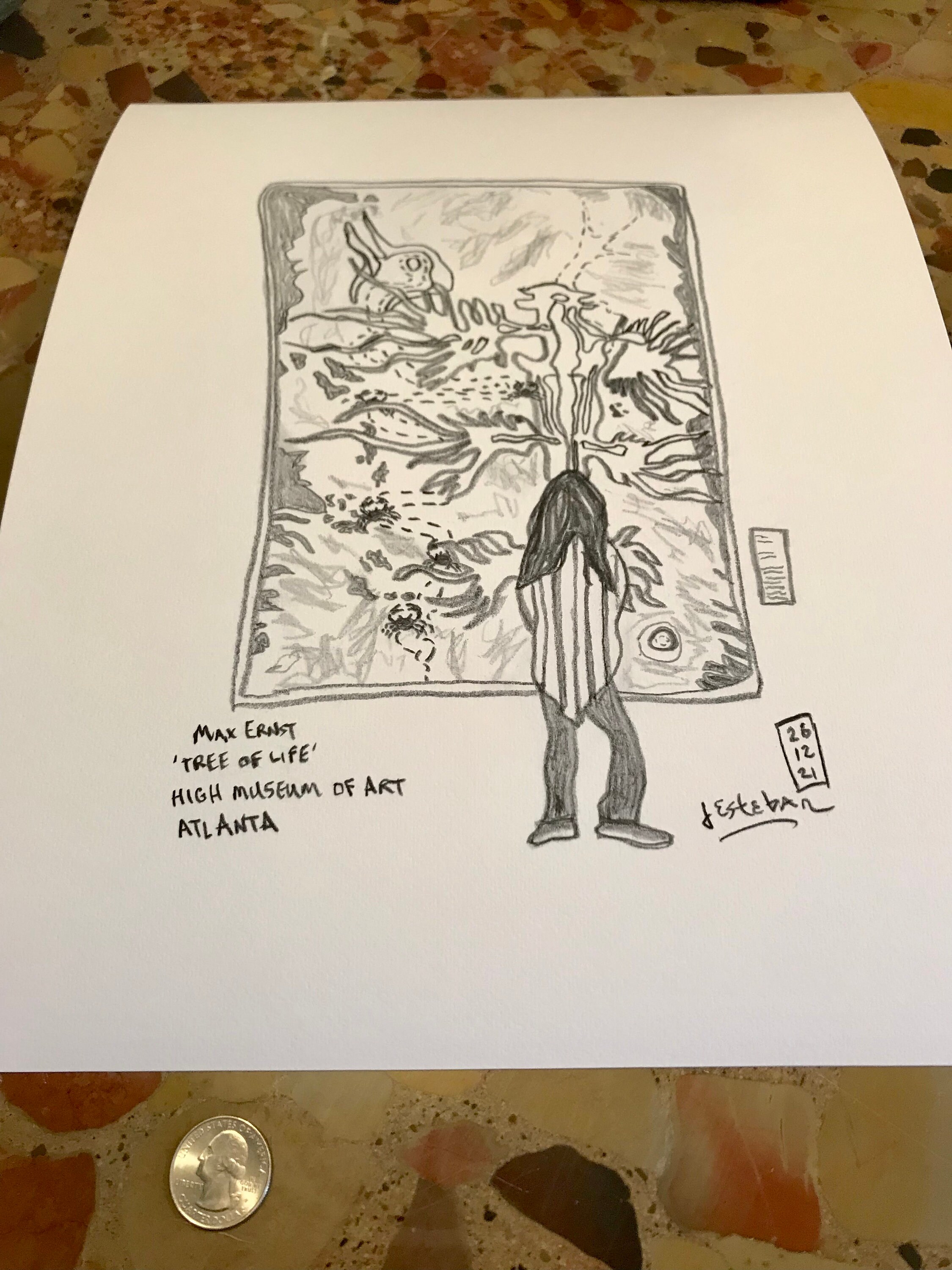 Max Ernst 'tree of Life' Print – High Museum Atlanta, Fine Art Paper ...