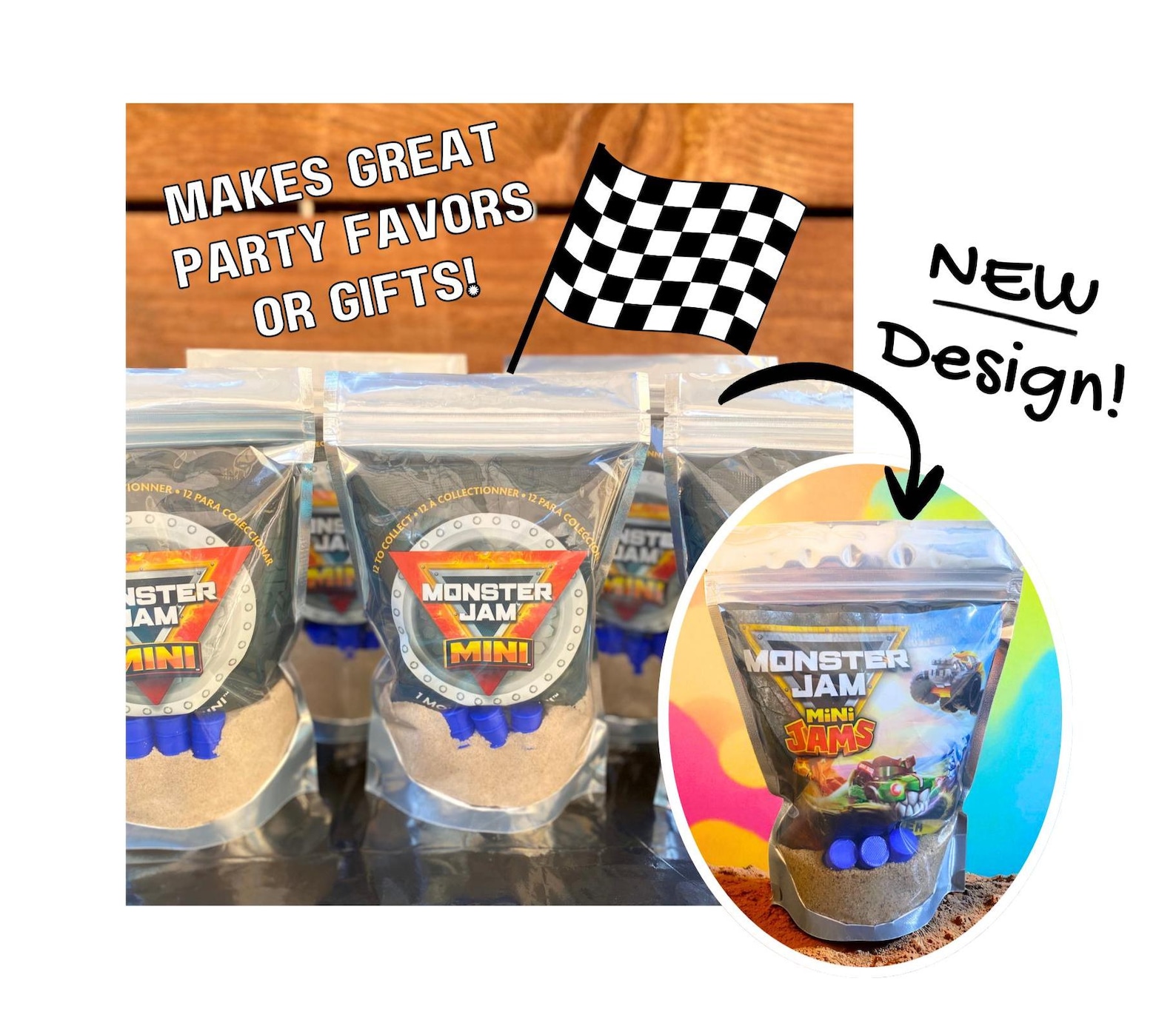 Monster Truck Party Favors, Monster Jam Birthday, Monster Truck ...