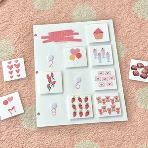 Valentine's Day Printable Toddler Busy Book, Learning Book, Busy Books ...