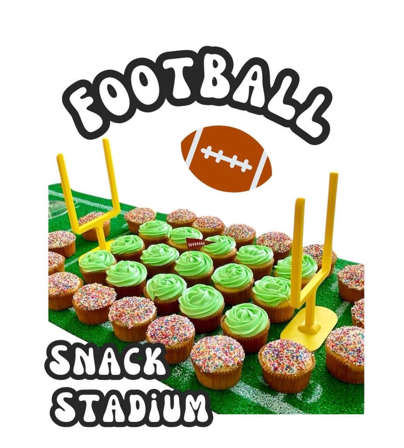 Football Snack Stadium, 3D Printed Football Decor for Fall, Football ...