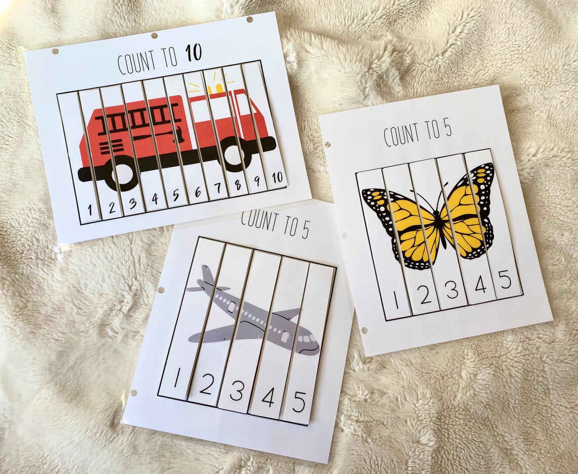 Printable Toddler Busy Book, Busy Binder, Busy Book, Learning Binder ...