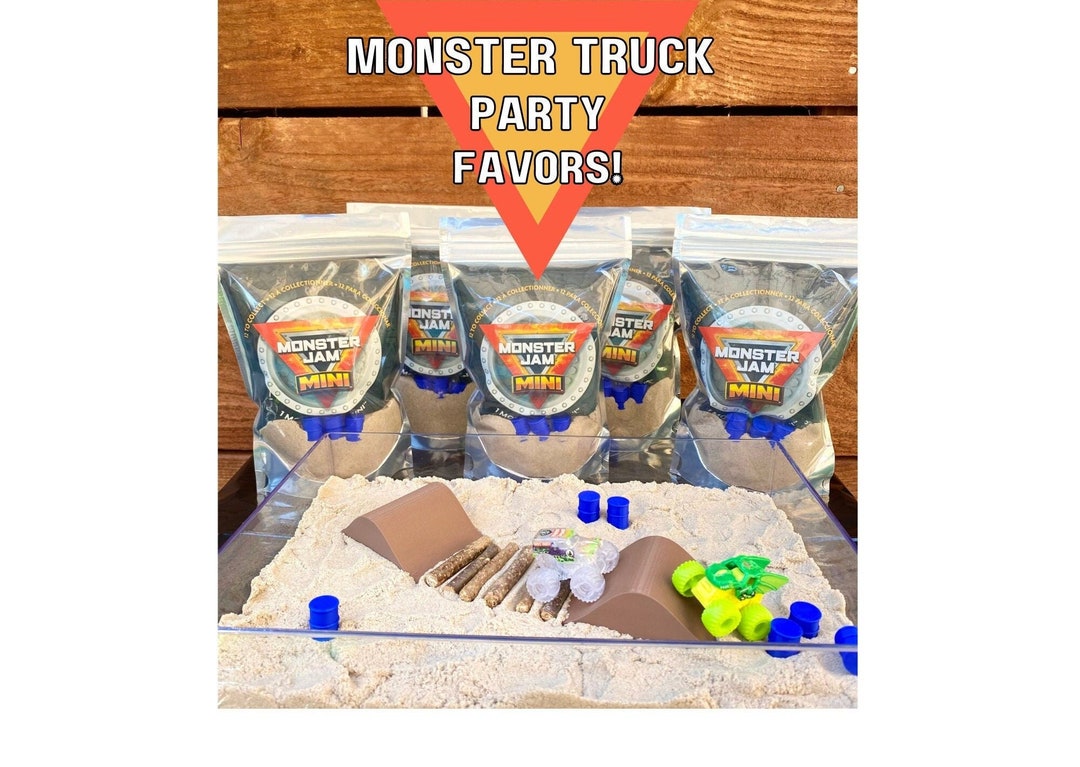 Monster Truck Party Favors, Monster Jam Birthday, Monster Truck ...