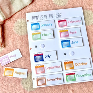 Printable Toddler Busy Book, Learning Book, Toddler Activities, Busy ...