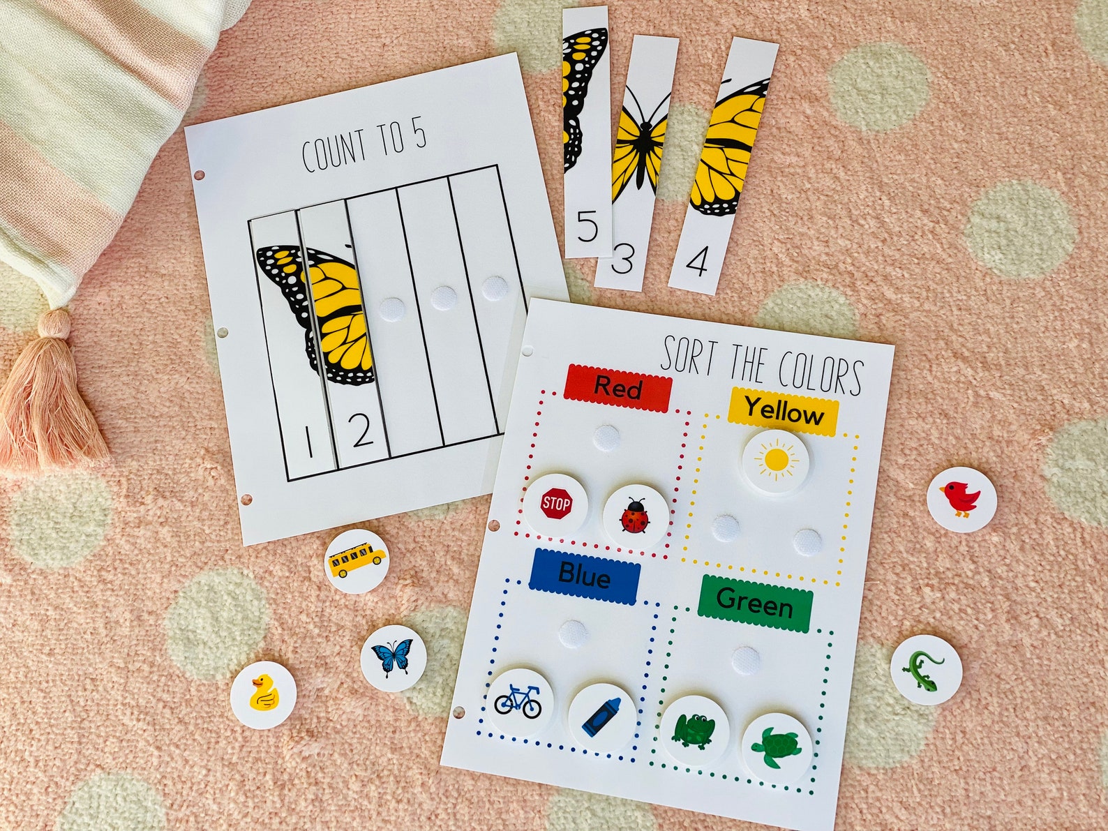 Printable DIY Toddler Busy Book Quiet Book Learning Binder - Etsy Canada